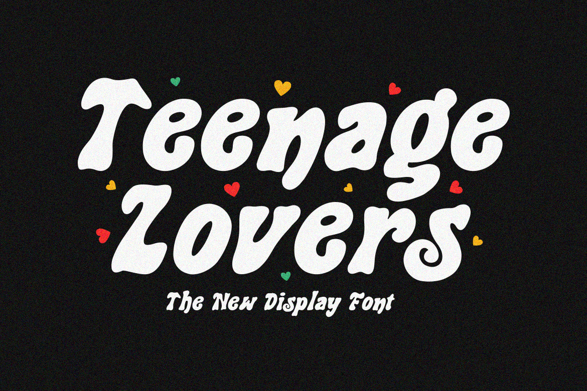 Teenage Lovers Retro Serif Font – Pixel Surplus