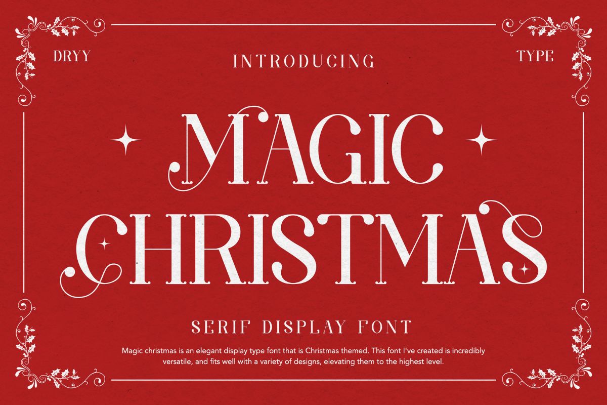 Magic Christmas Font – Pixel Surplus
