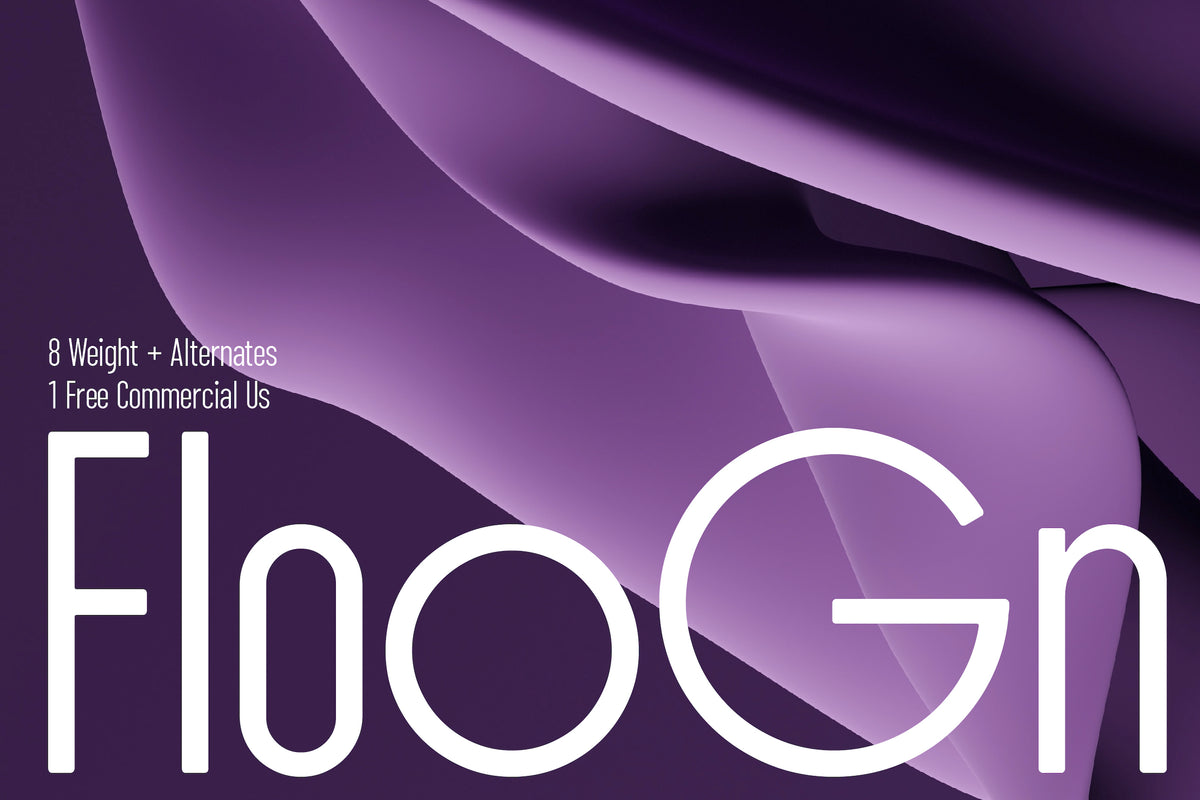 ZT Floogn - Condensed Rounded Typeface – Pixel Surplus