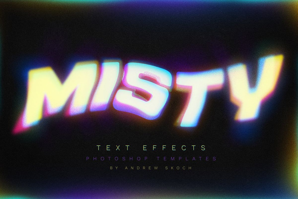 Gradient Blurred Text Effect – Pixel Surplus