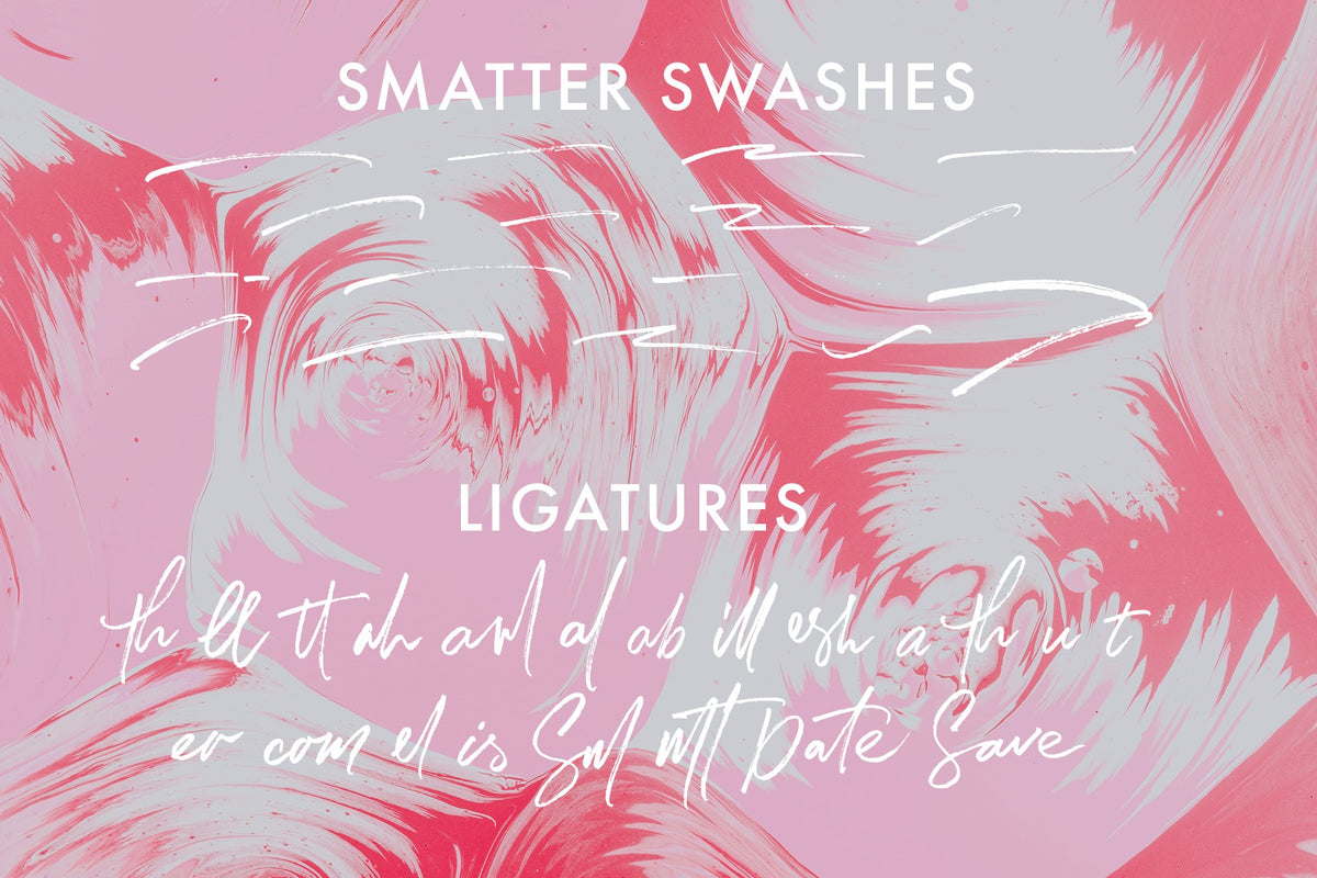 Smatter - Brush Script – Pixel Surplus