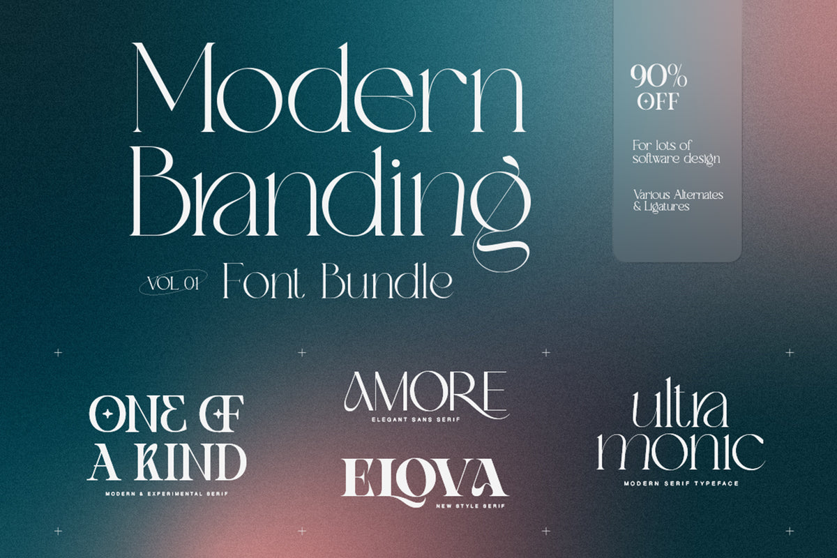 Modern Branding Bundle Font – Pixel Surplus