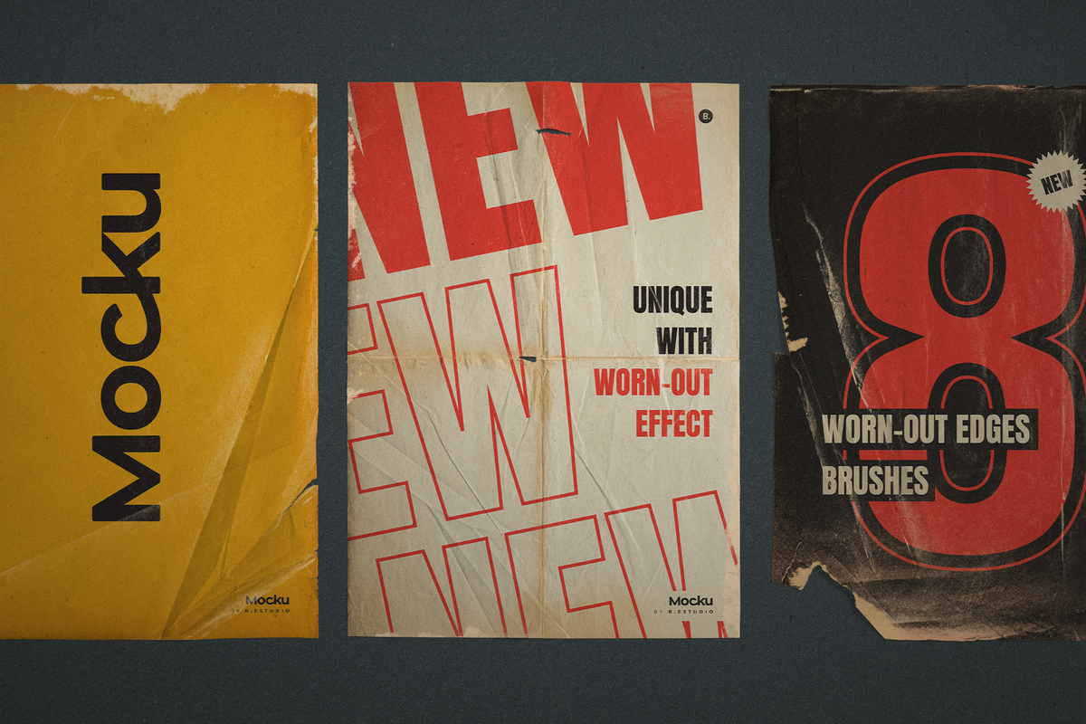 Worn-out Posters Bundle – Pixel Surplus