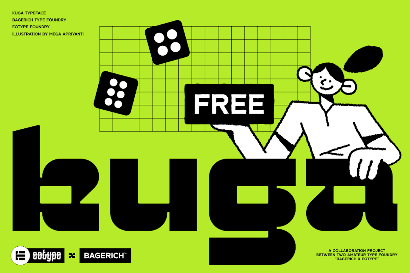 Kuga - Free Font – Pixel Surplus
