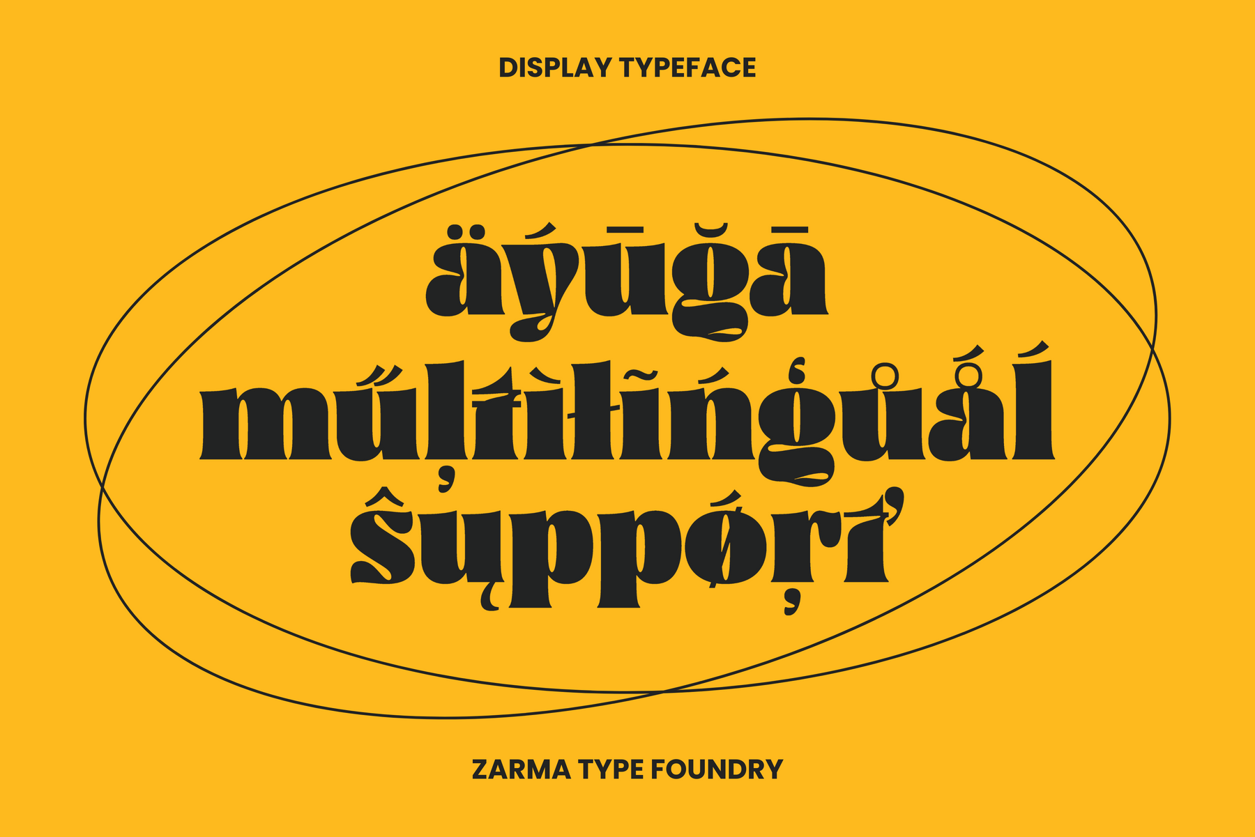 Ayuga - Modern Display Font – Pixel Surplus
