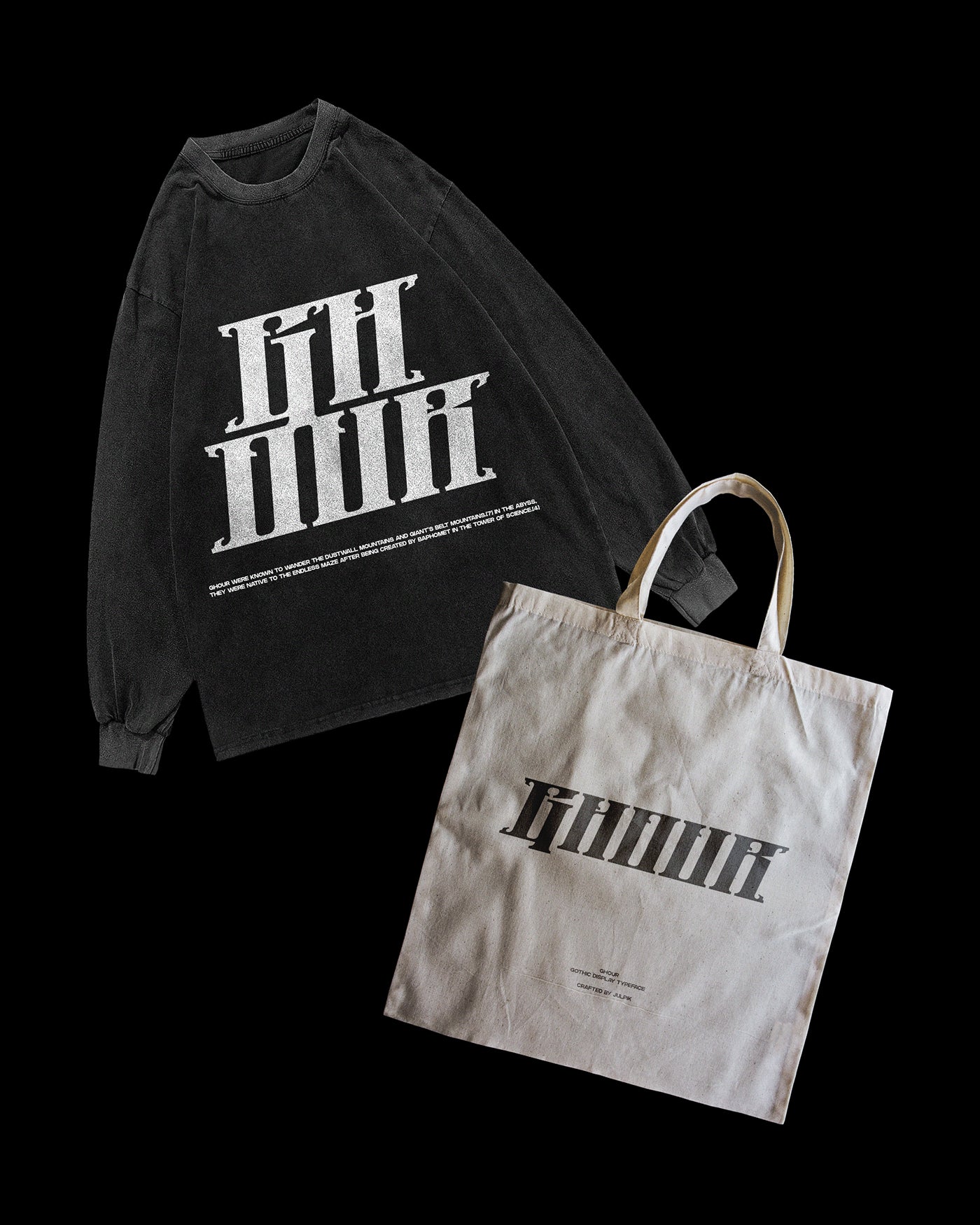 Ghour - Gothic Display Typeface – Pixel Surplus