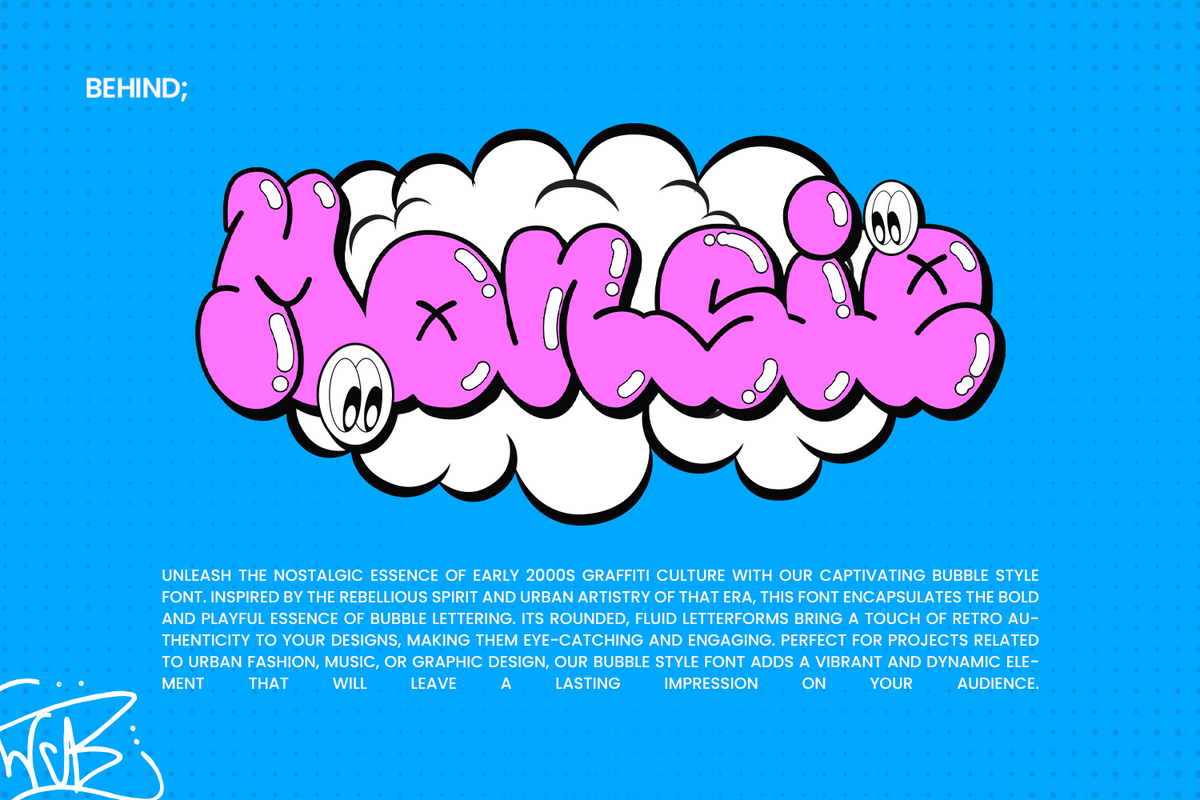 Monsie - Free Graffiti Bubble Font – Pixel Surplus