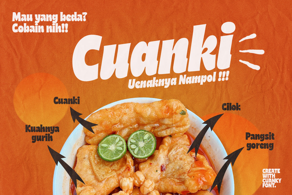 Cuanky - Super Fun Retro Pizza Font – Pixel Surplus