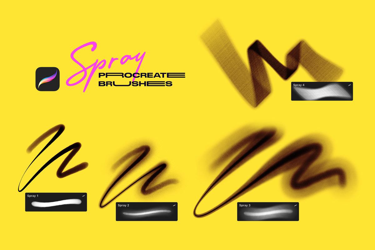 Spray Procreate Brushes – Pixel Surplus