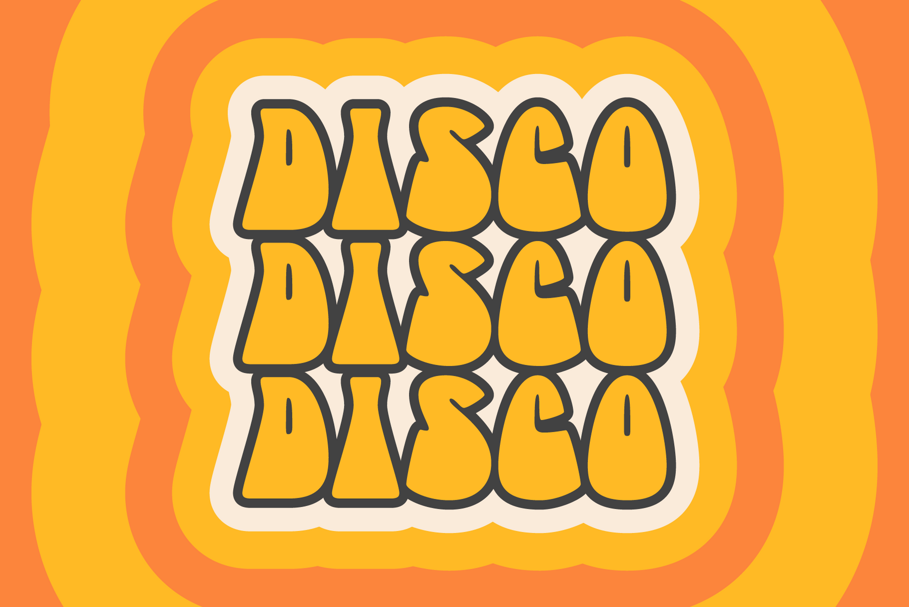 Funky Track - Bold Retro Display Font – Pixel Surplus