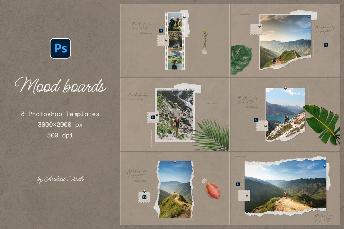Mood Board Photo Templates – Pixel Surplus
