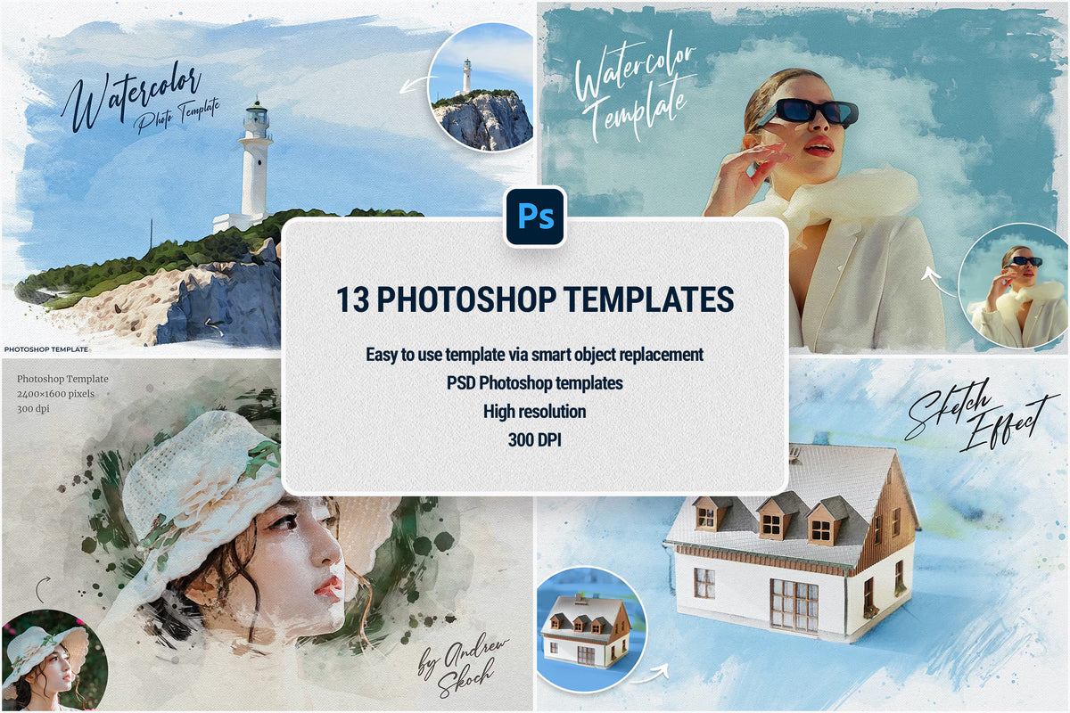 Watercolor Assets Bundle – Pixel Surplus