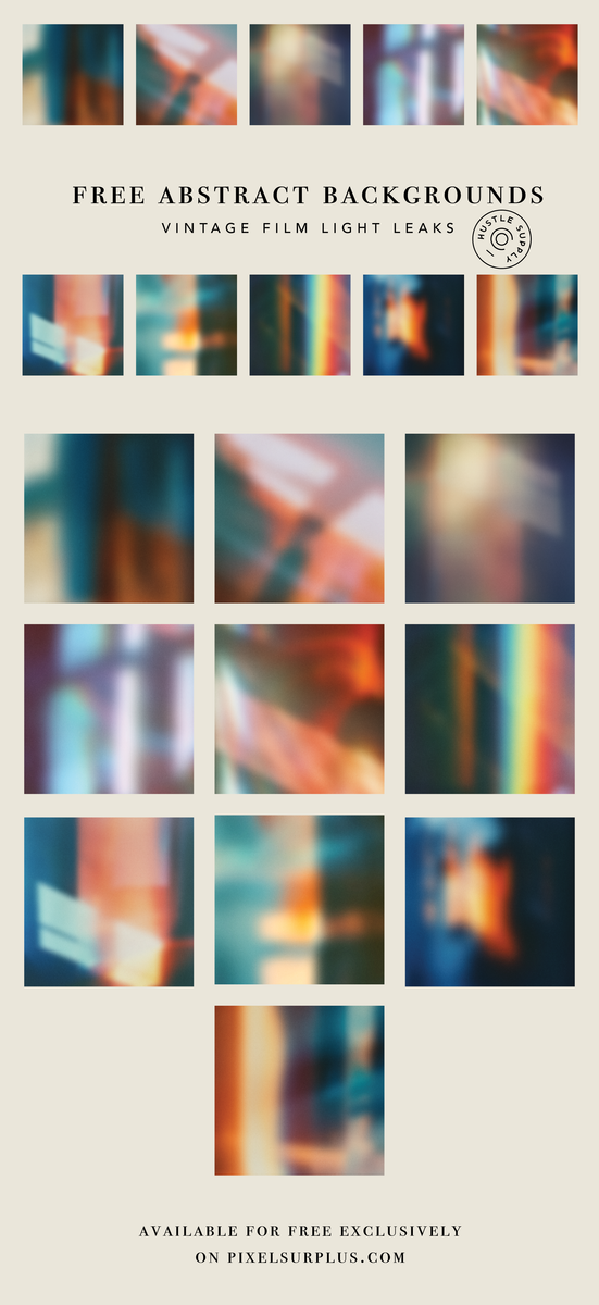 10 Free Abstract Vintage Film Light Leaks – Pixel Surplus