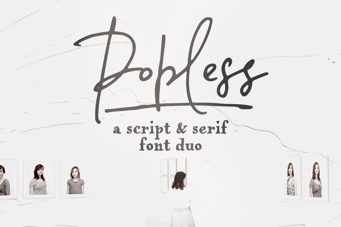 Popless script and serif font duo – Pixel Surplus