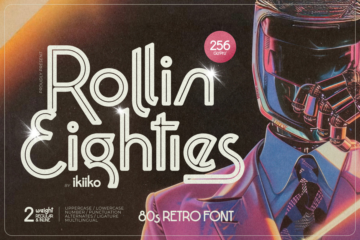 Rollin Eighties - 80s Retro Font – Pixel Surplus