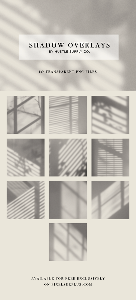 Free Shadow Overlays Pack – Pixel Surplus