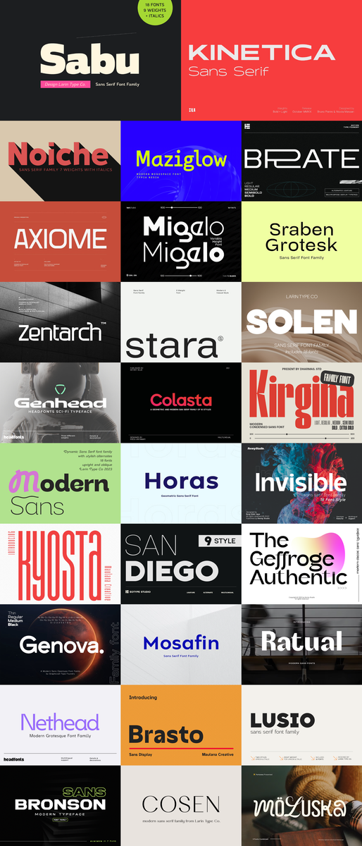 The Modern UI Font Bundle – Pixel Surplus