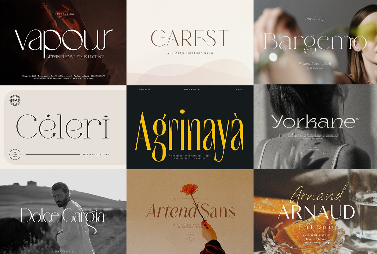 The Quiet Luxury Type Collection – Pixel Surplus