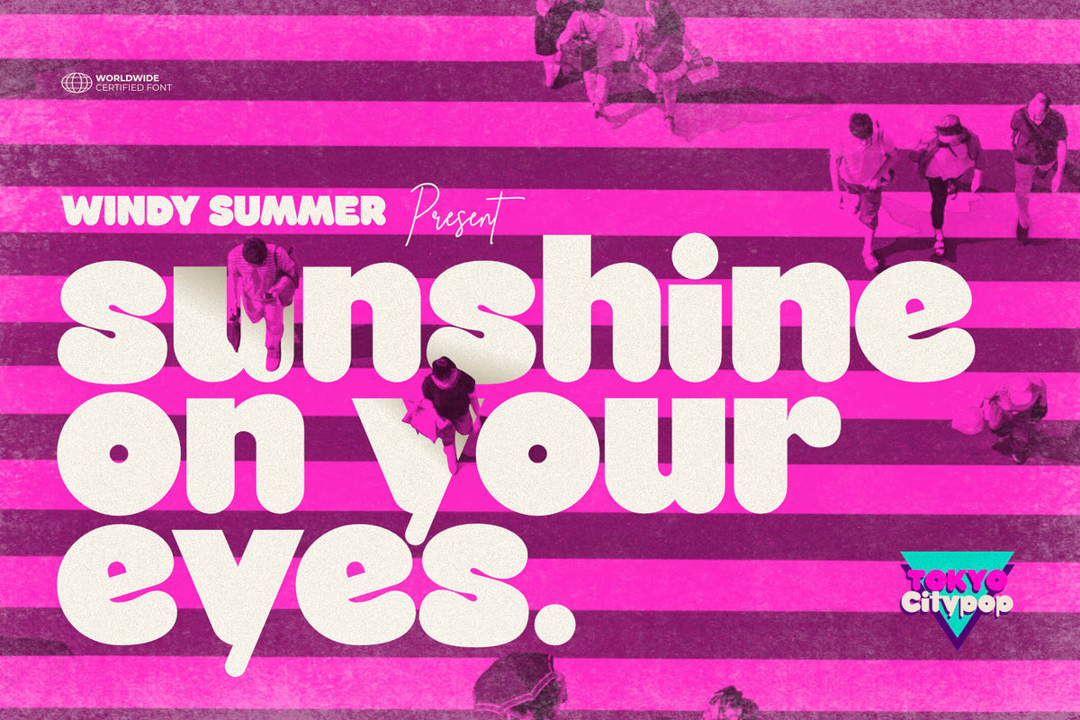 Tokyo City Pop - Retro Pop Font – Pixel Surplus
