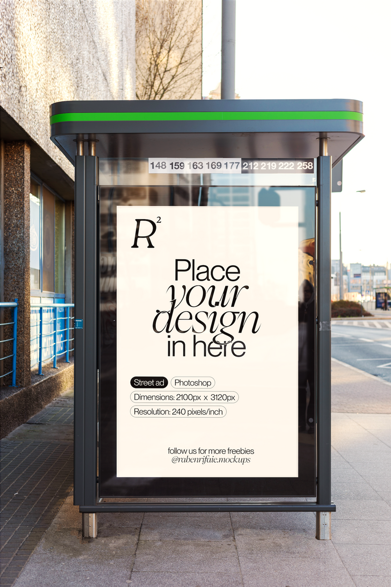 Free Street Ad Mockup Set – Pixel Surplus