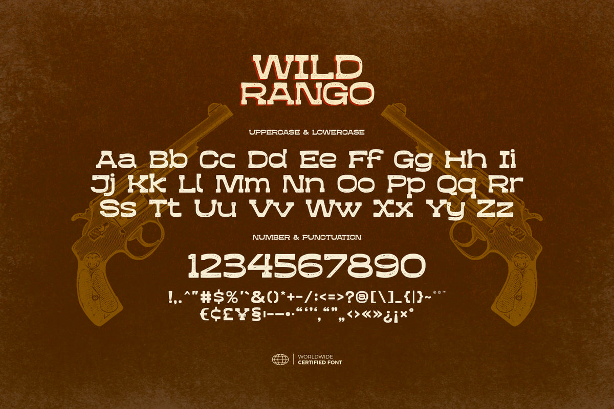 Wild Rango - Vintage Western Font – Pixel Surplus