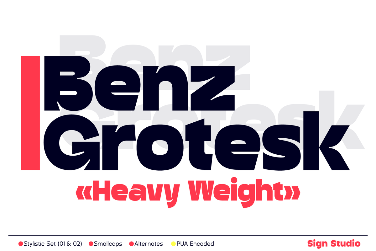 Benz Grotesk – Pixel Surplus