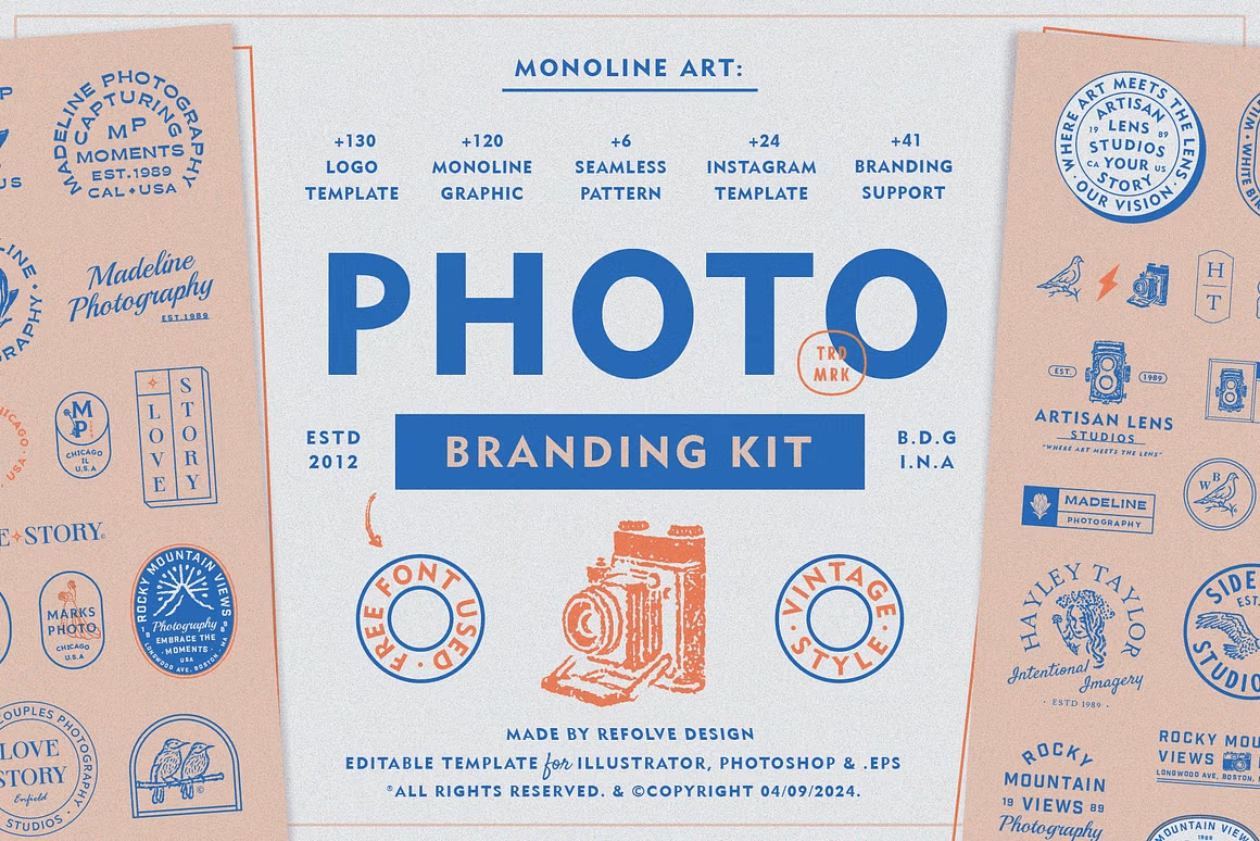 Photography Branding Kit – Pixel Surplus