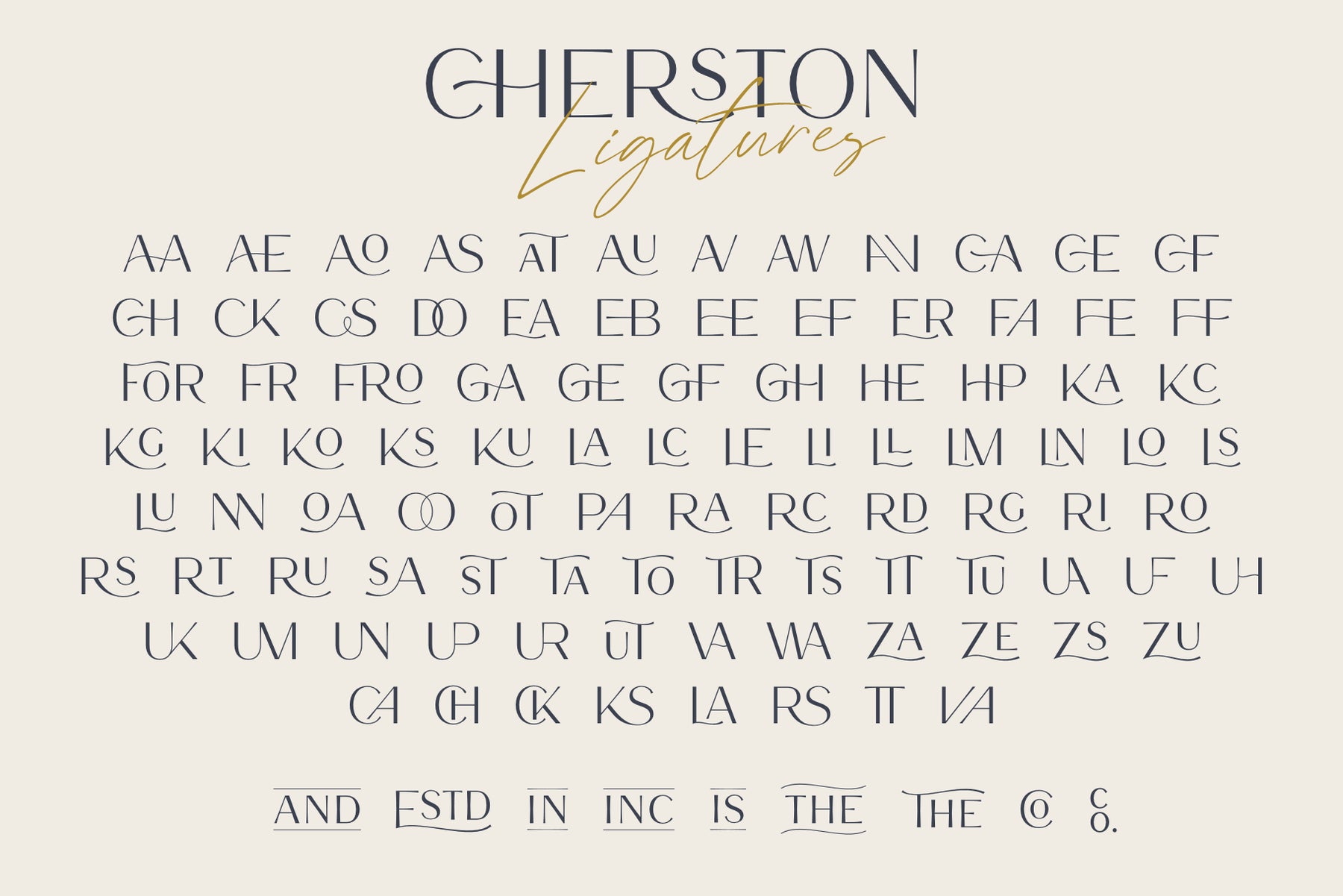 Cherston - Font Family – Pixel Surplus