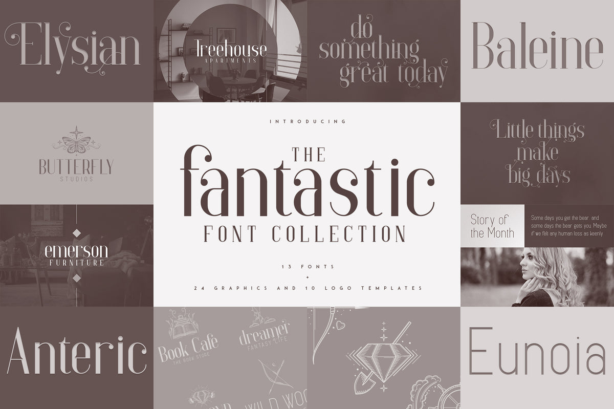 The Fantastic Collection - Fonts & Logos – Pixel Surplus