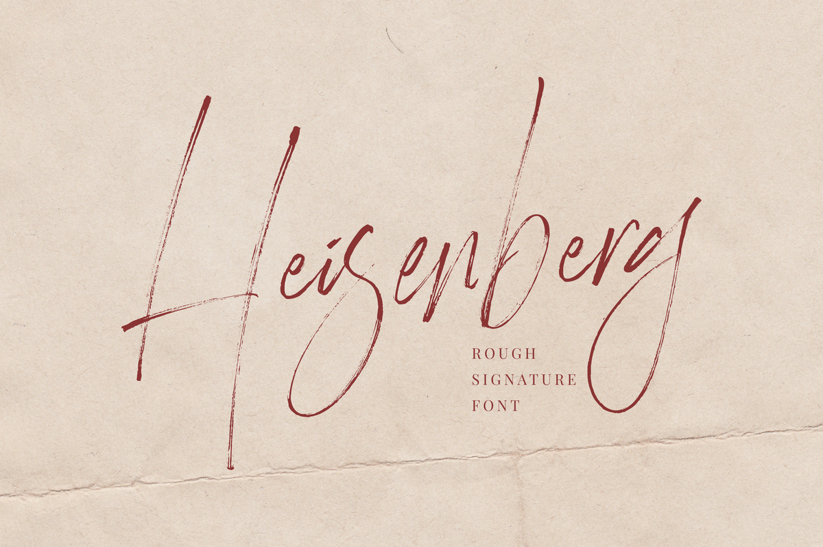 Heisenberg - Signature Script Font – Pixel Surplus