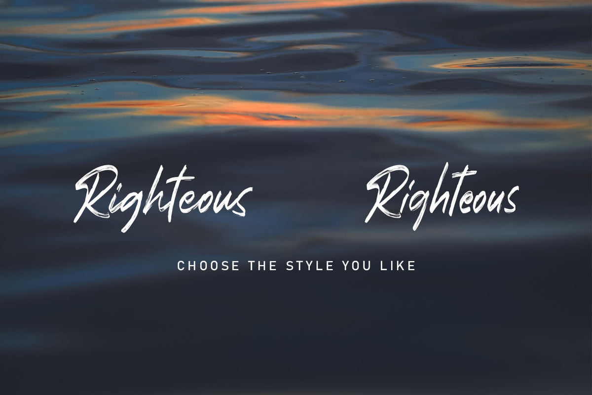 Righteous - Free Handwritten Brush Font – Pixel Surplus
