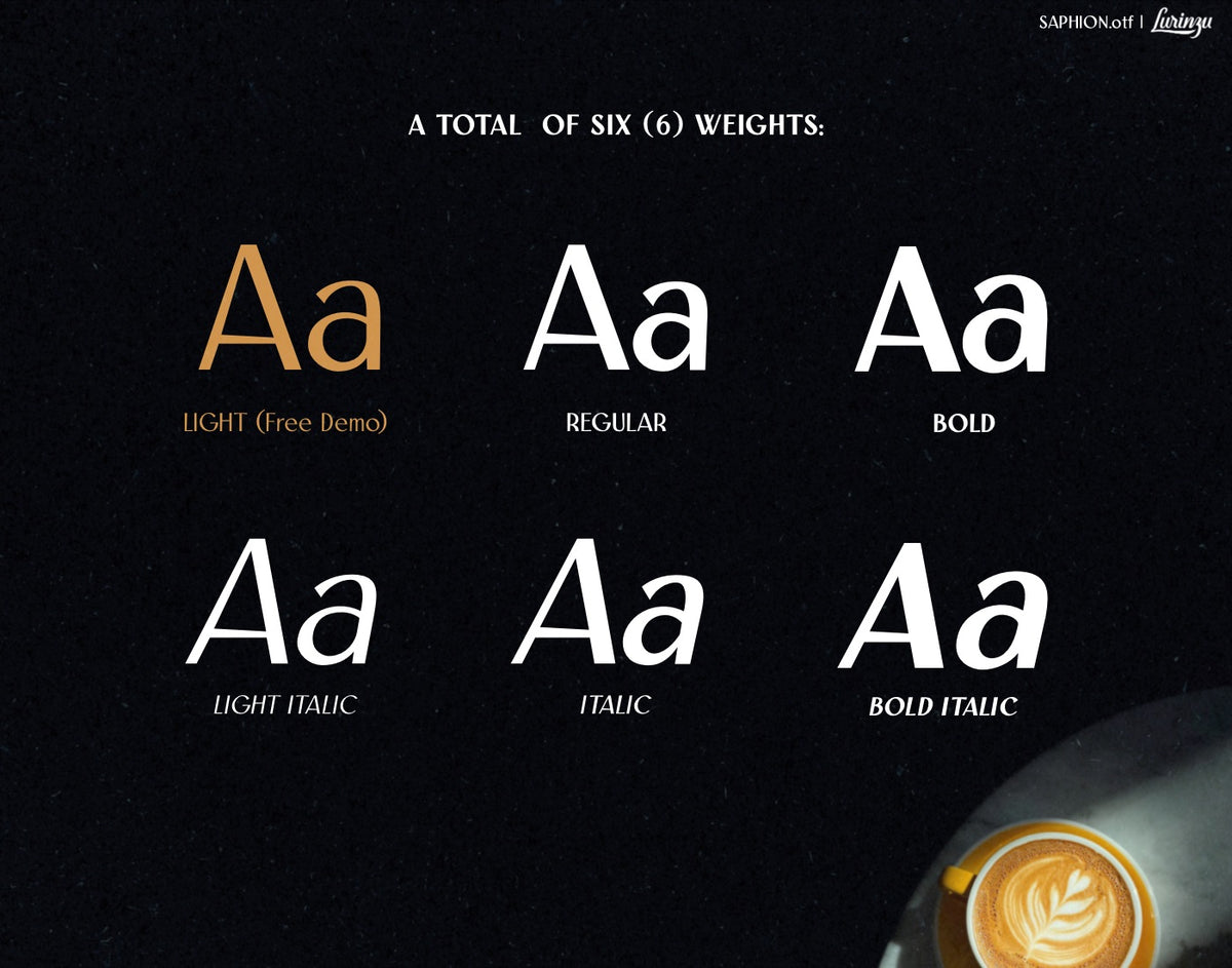 Saphion - Elegant Vintage Display Font – Pixel Surplus