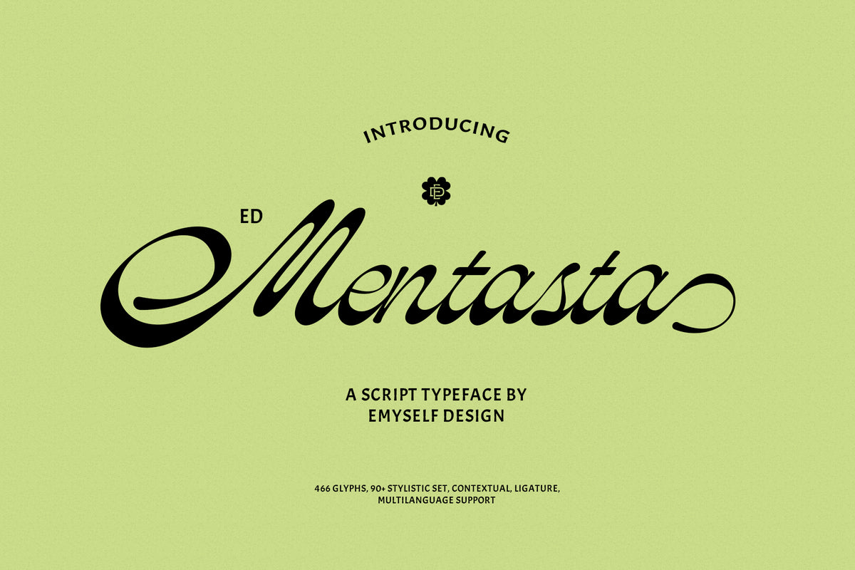 ED Mentasta - Script Typeface – Pixel Surplus