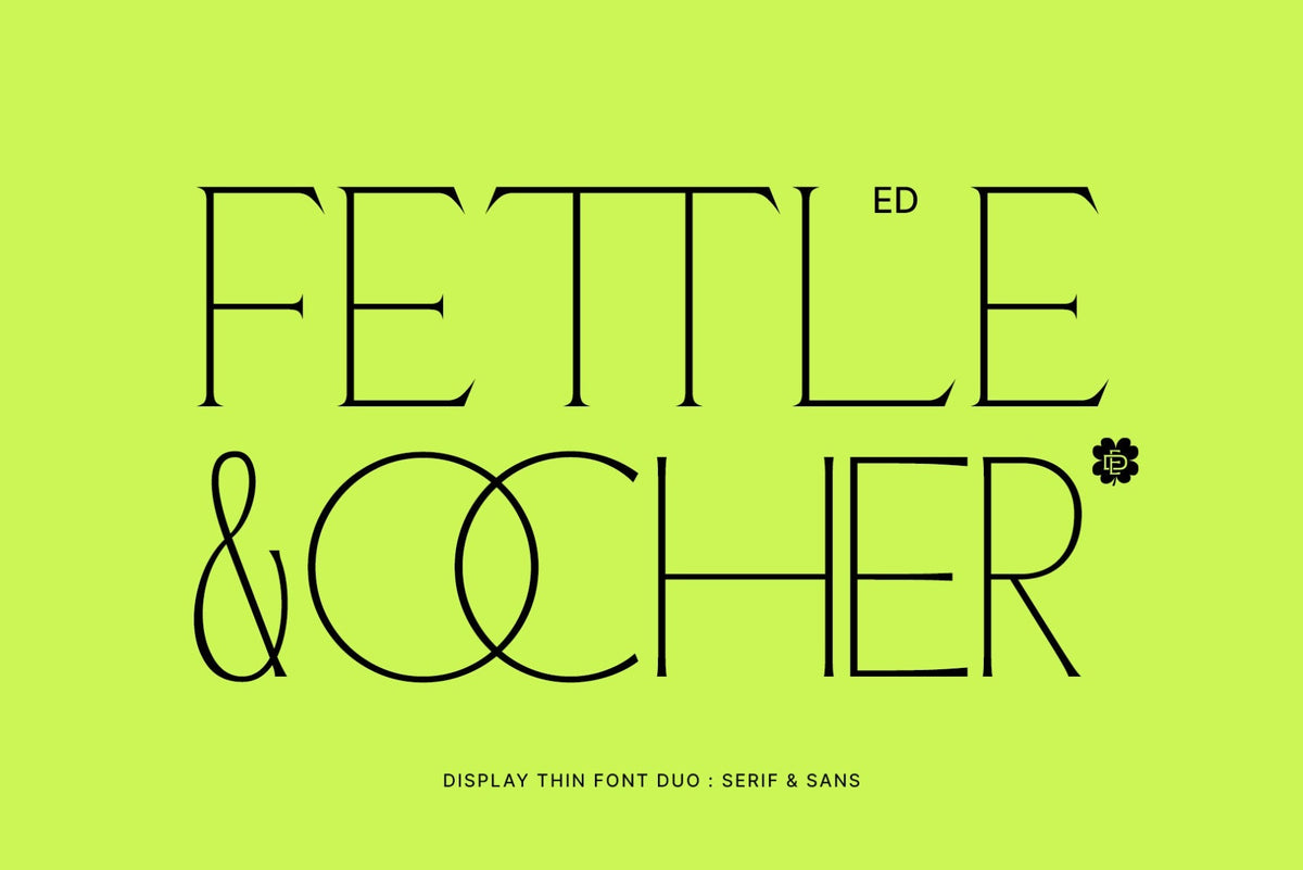 ED Fettle & Ocher Display | Font Duo – Pixel Surplus