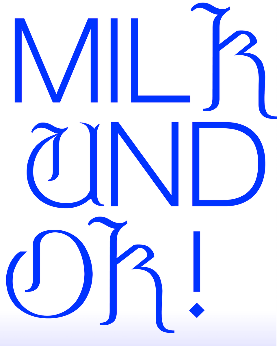 Milkman - Free Combination Display Font – Pixel Surplus
