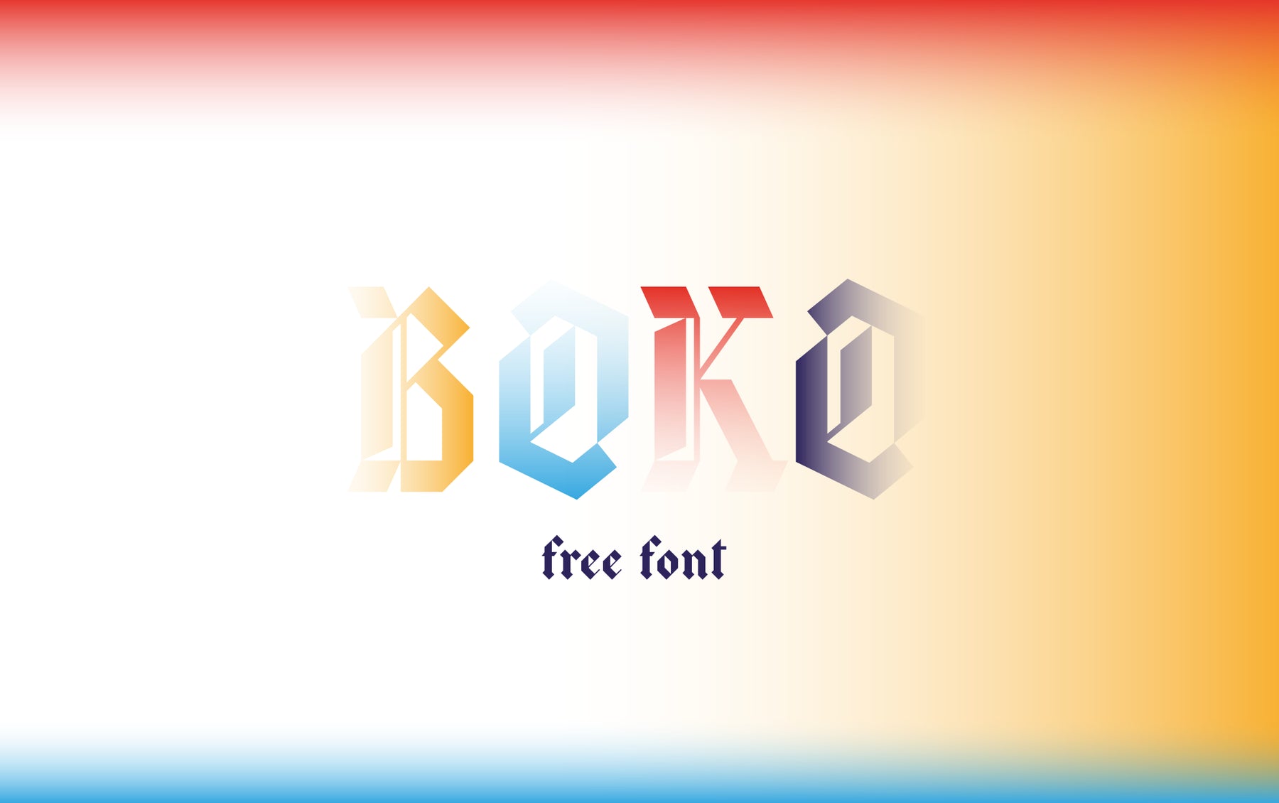 Boko - Free Blackletter Display Font – Pixel Surplus