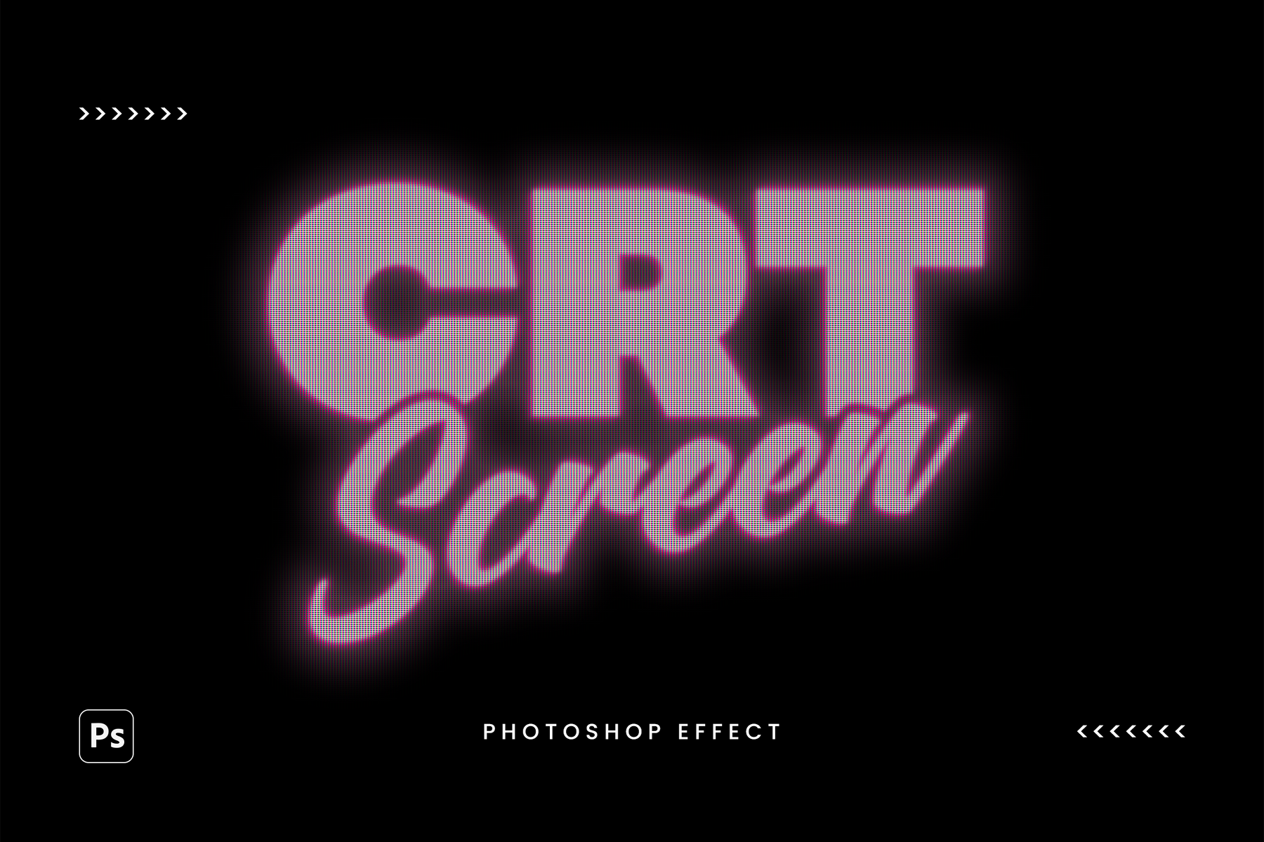 Glowing Retro CRT Screen Effect – Pixel Surplus