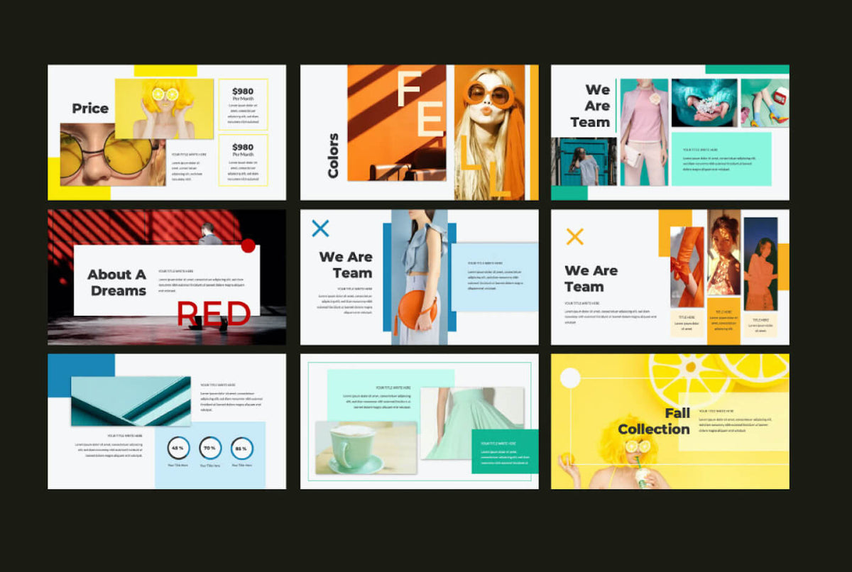 Colors - Free Powerpoint Template – Pixel Surplus