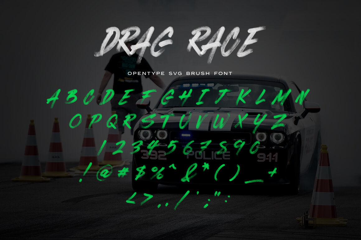 Drag Race - SVG Marker Font – Pixel Surplus