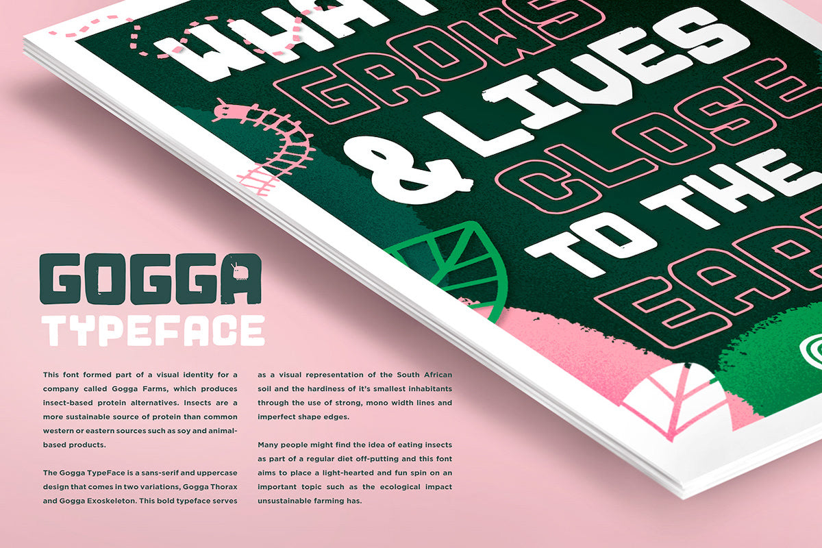 Gogga - Free Hand Drawn Typeface – Pixel Surplus