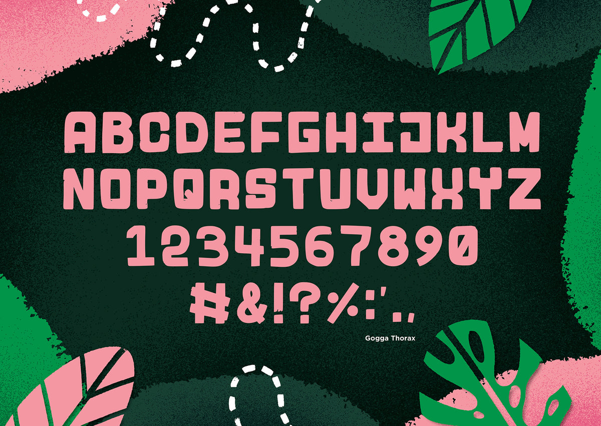 Gogga - Free Hand Drawn Typeface – Pixel Surplus