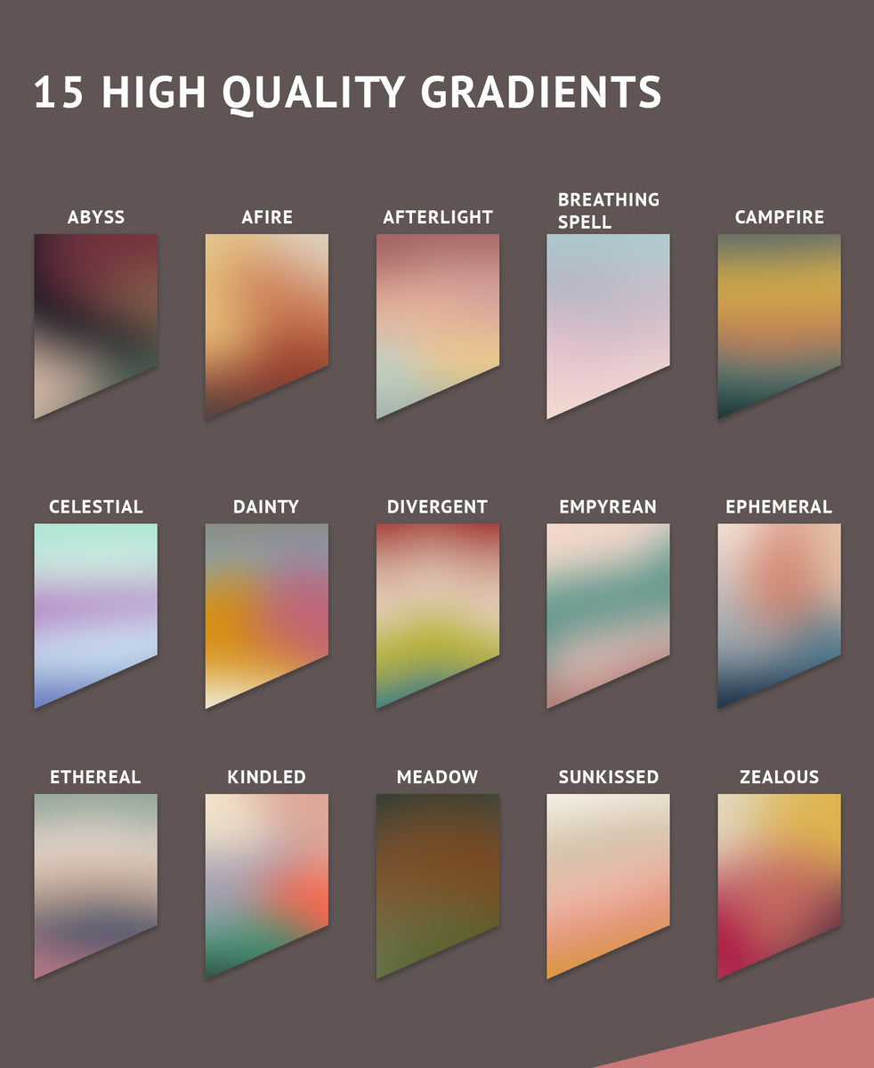 15 Free Gradients Collection Vol. 3 – Pixel Surplus