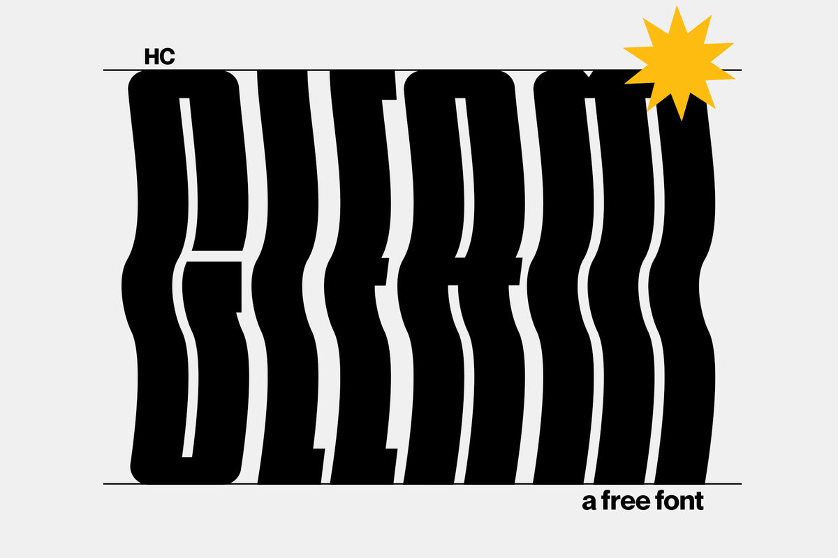 HC Gleam - Free Condensed Wavy Display Font – Pixel Surplus