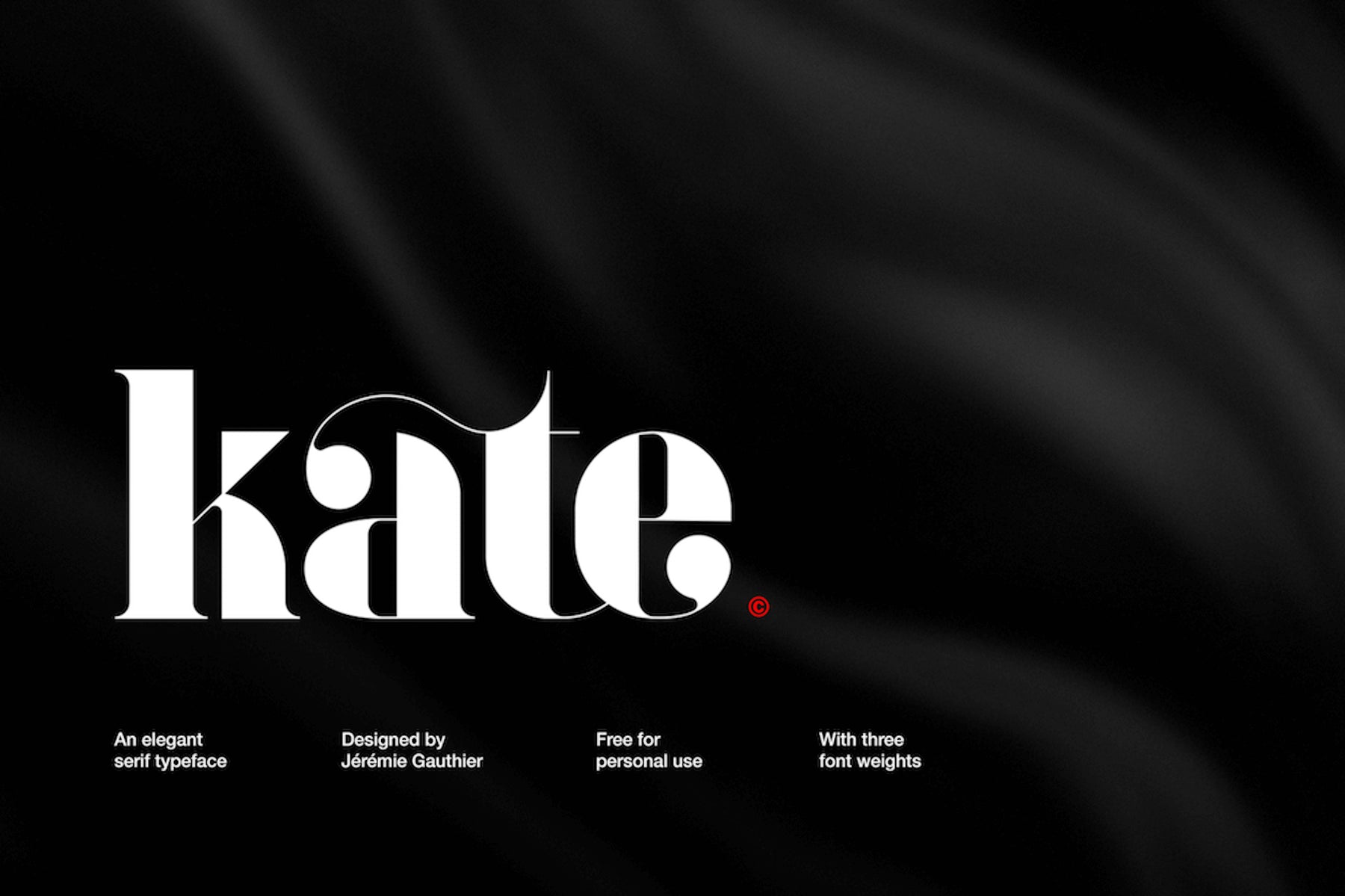 Kate - Free Elegant Serif Typeface – Pixel Surplus
