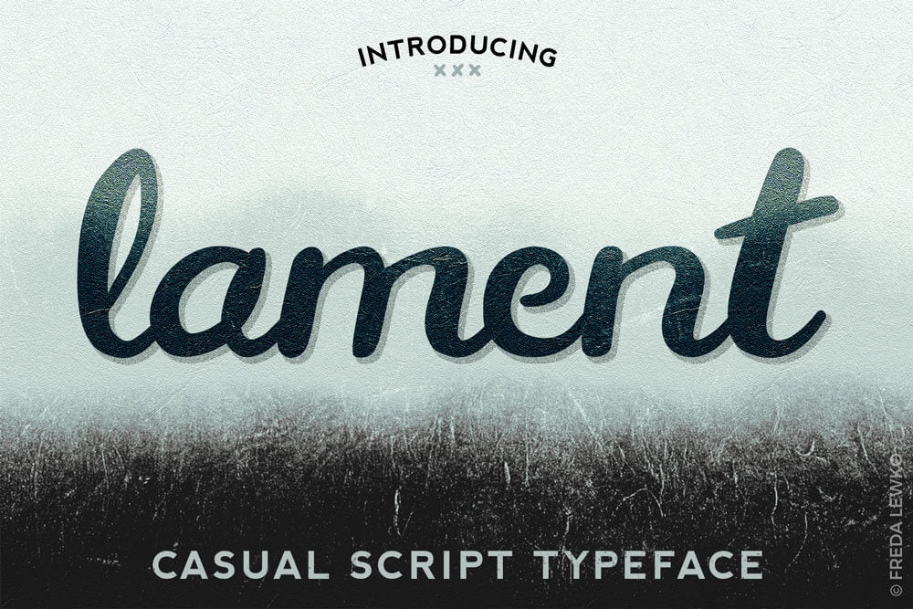 Lament - Free Casual Script Typeface – Pixel Surplus