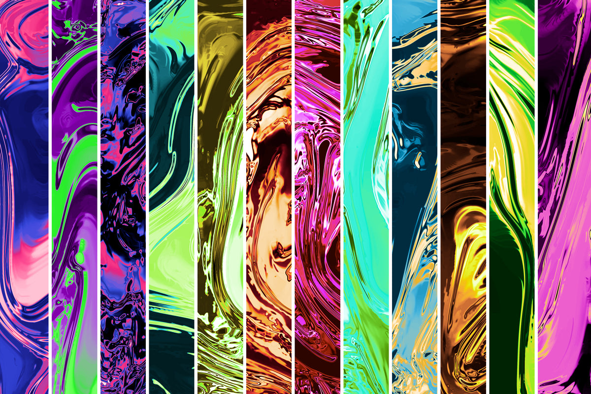 Abstract Liquid Metallic Textures – Pixel Surplus