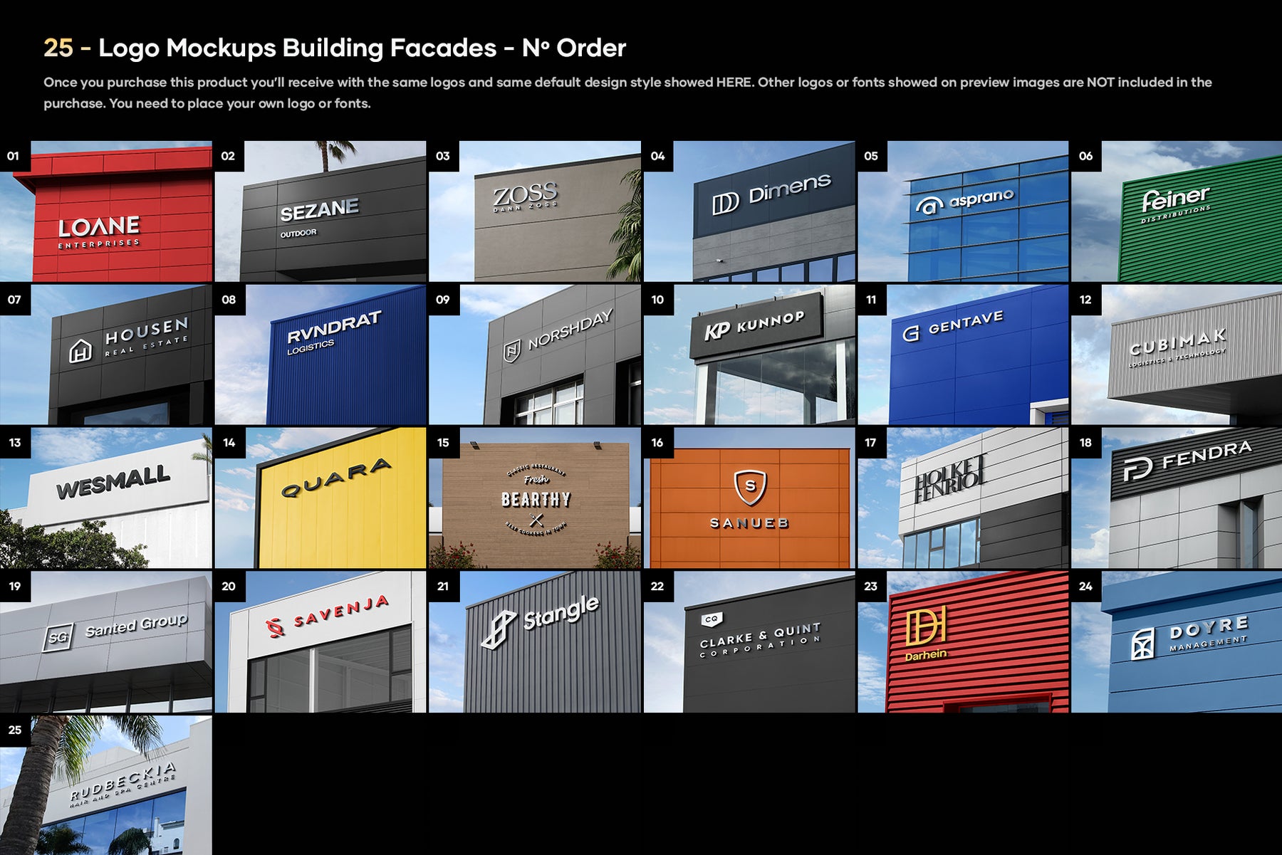 Free Logo Mockups Building Facades – Pixel Surplus