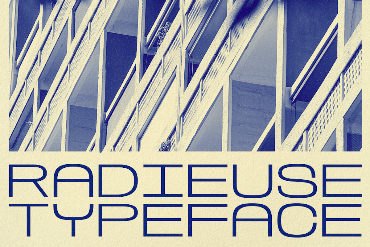 Radieuse Mono - Free Brutalist Display Font – Pixel Surplus