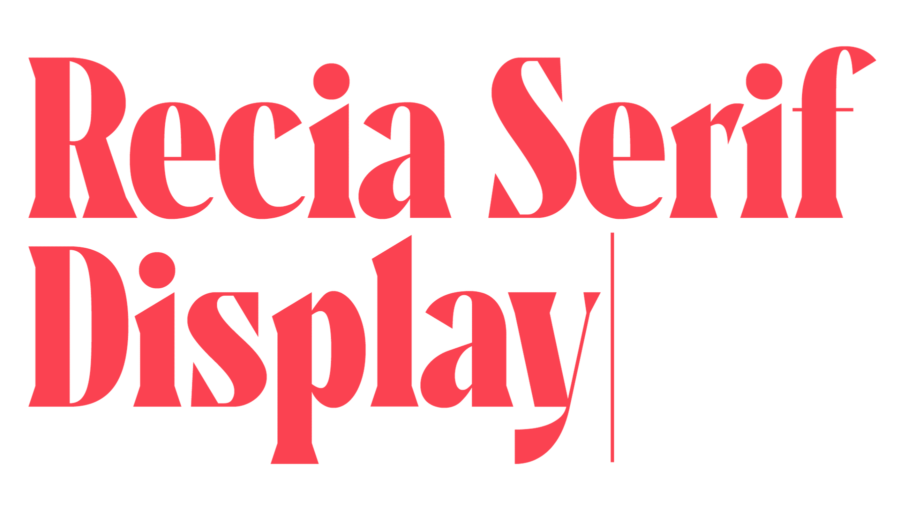Recia - Free Serif Display Font – Pixel Surplus