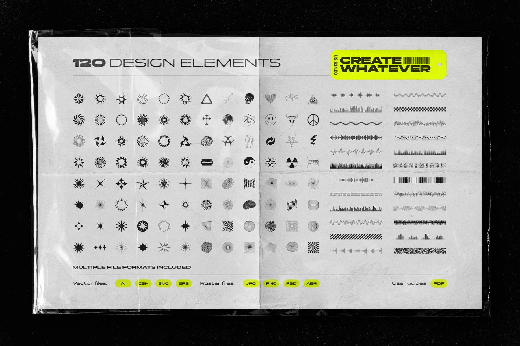 Abstract Shapes MEGA PACK – Pixel Surplus